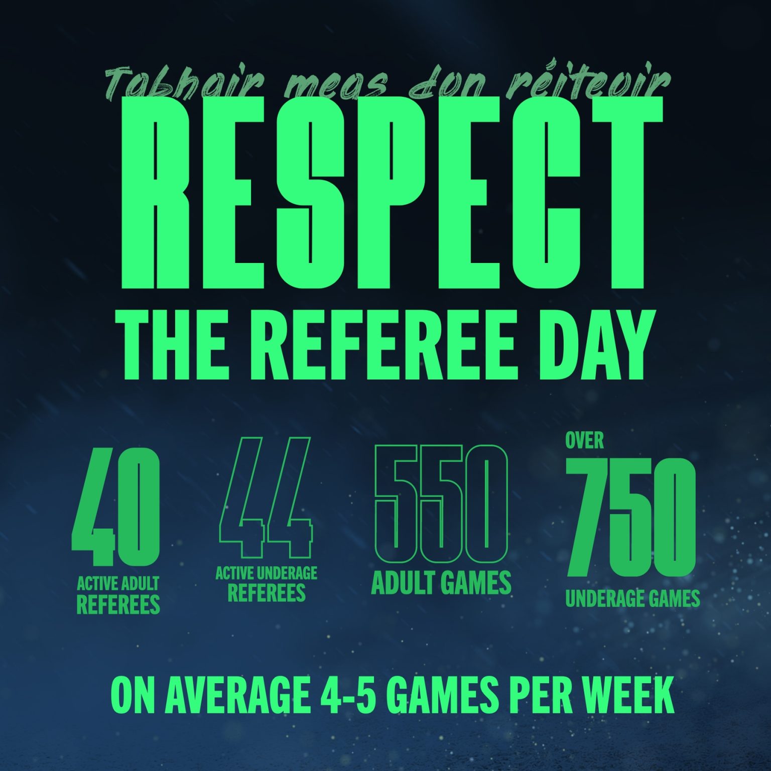 Referee Respect Day – CLG Ard Mhacha