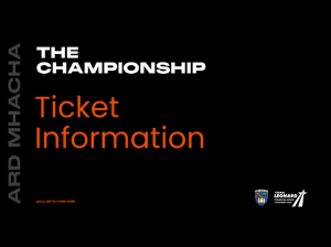 The Championship – CLG Ard Mhacha